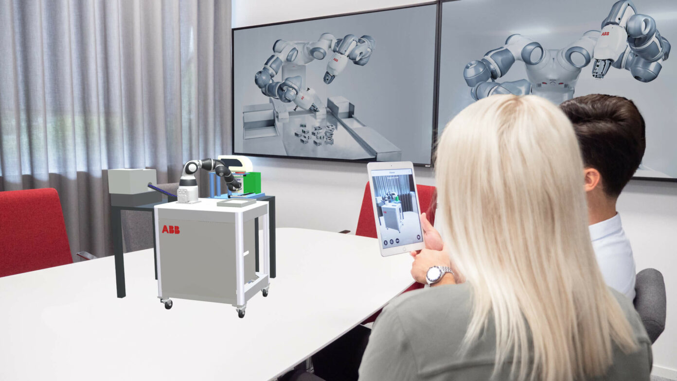 ABB's RobotStudio AR App Simplifies Robot Installations - Worcon